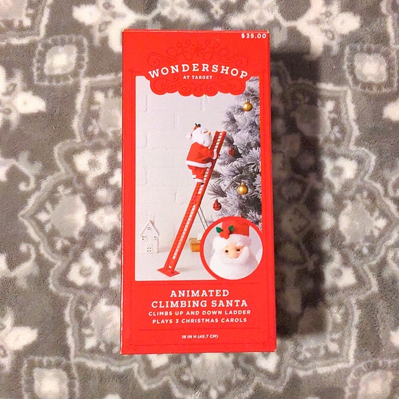 Wondershop | Holiday | New Target Animated Climbing Santa On Ladder ...